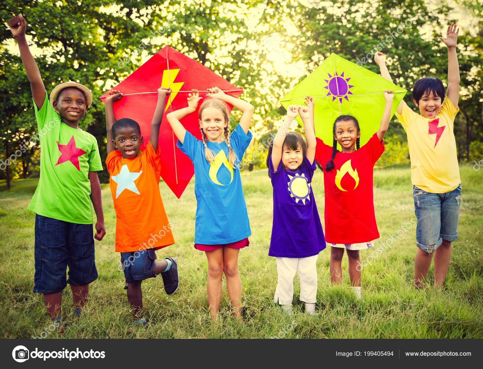 Diverse Kids Having Fun