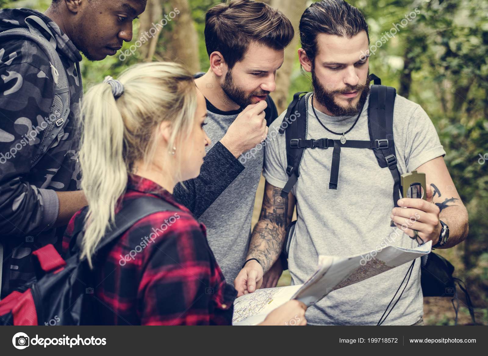 People Checking Map Direction Stock Photo by ©Rawpixel 199718572