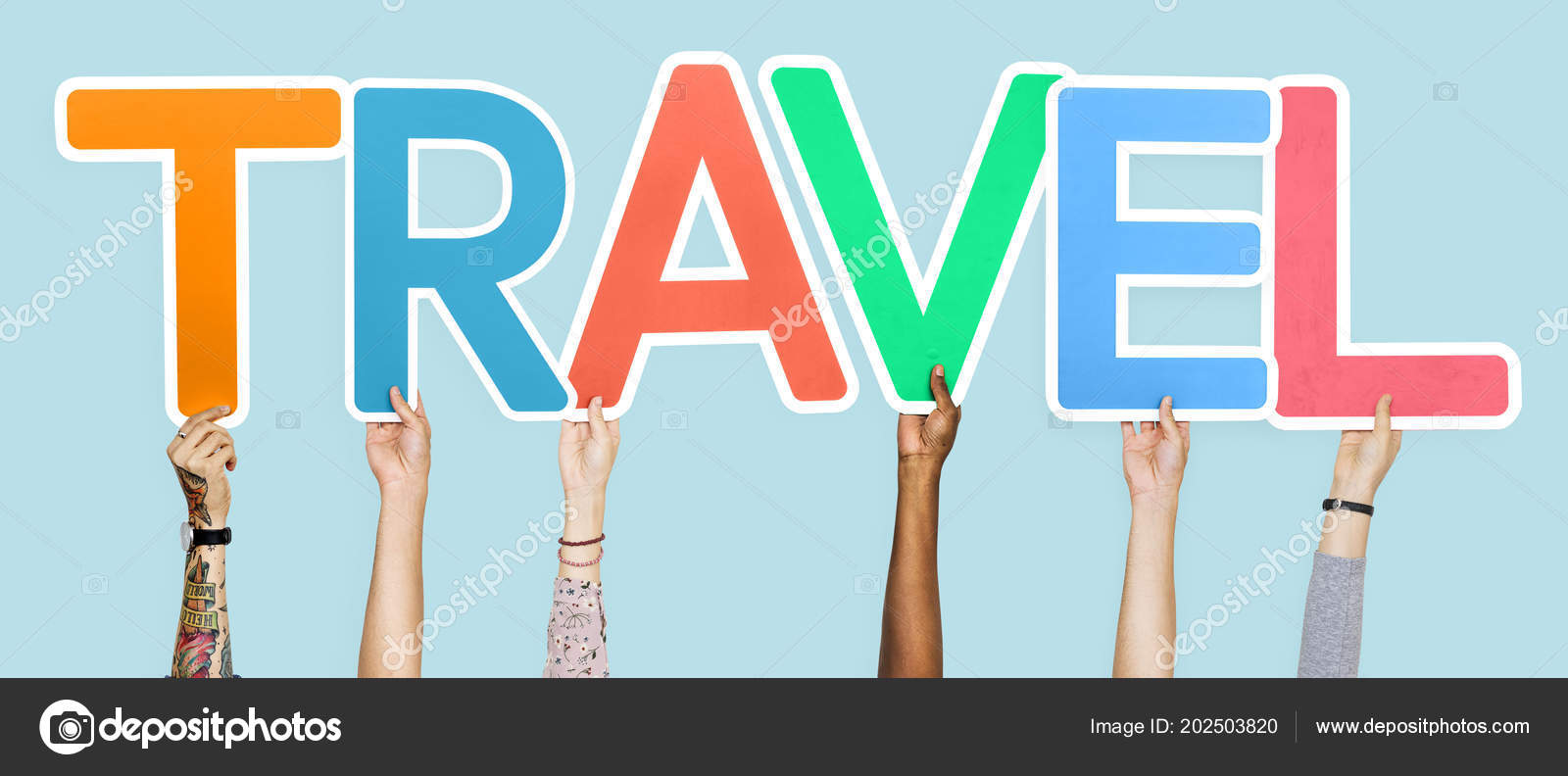 Diverse Hands Holding Word Travel — Stock Photo © Rawpixel #202503820 Diverse Hands Holding Word Travel — Stock Photo © Rawpixel #202503820