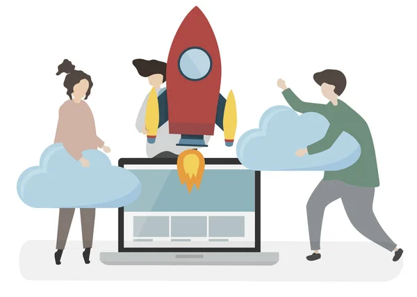 Startup cartoon Stock Photos, Royalty Free Startup cartoon Images ...