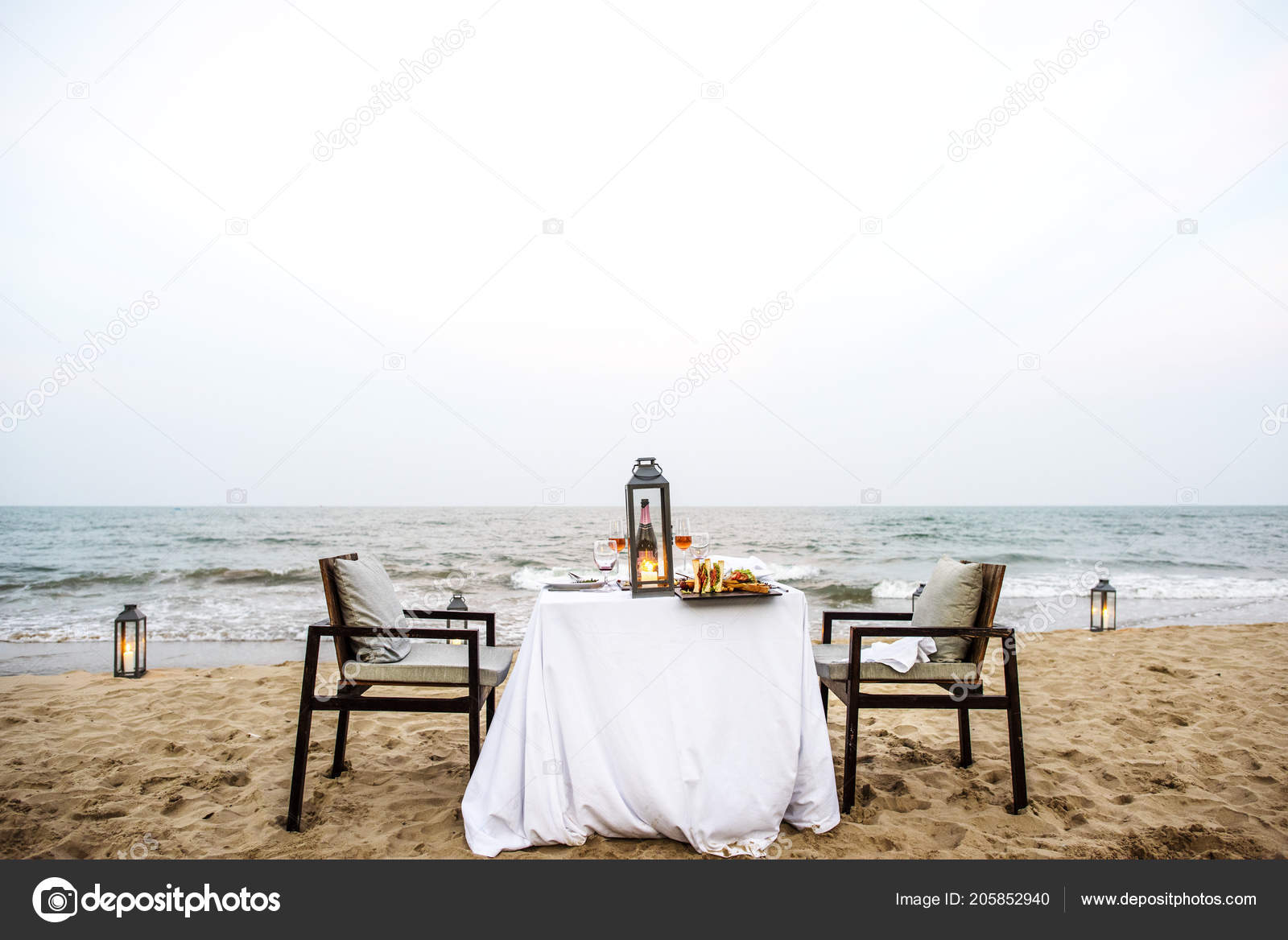 Dinner Table Sea Stock Photo by ©Rawpixel 205852940