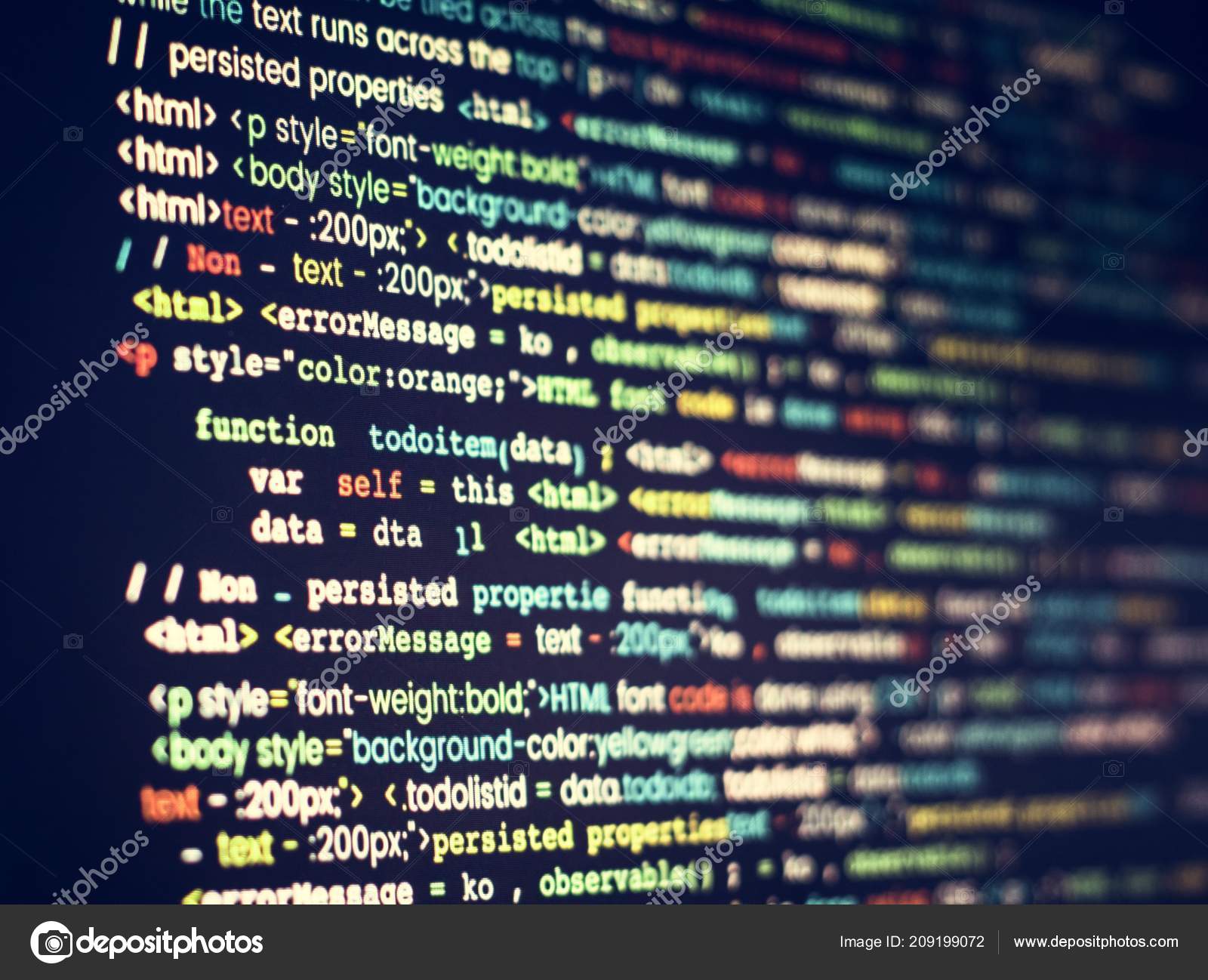 Computer Program Coding Screen — Stock Photo © Rawpixel #209199072