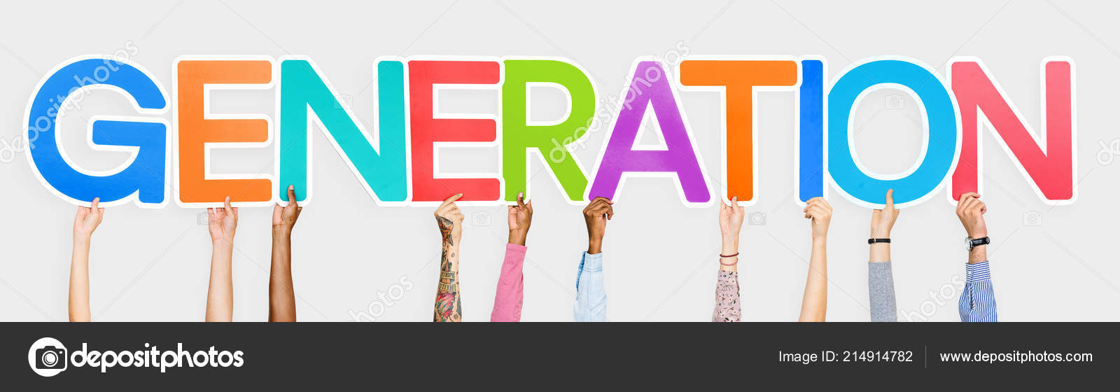 Hands Holding Word Generation Stock Photo by ©Rawpixel 214914782