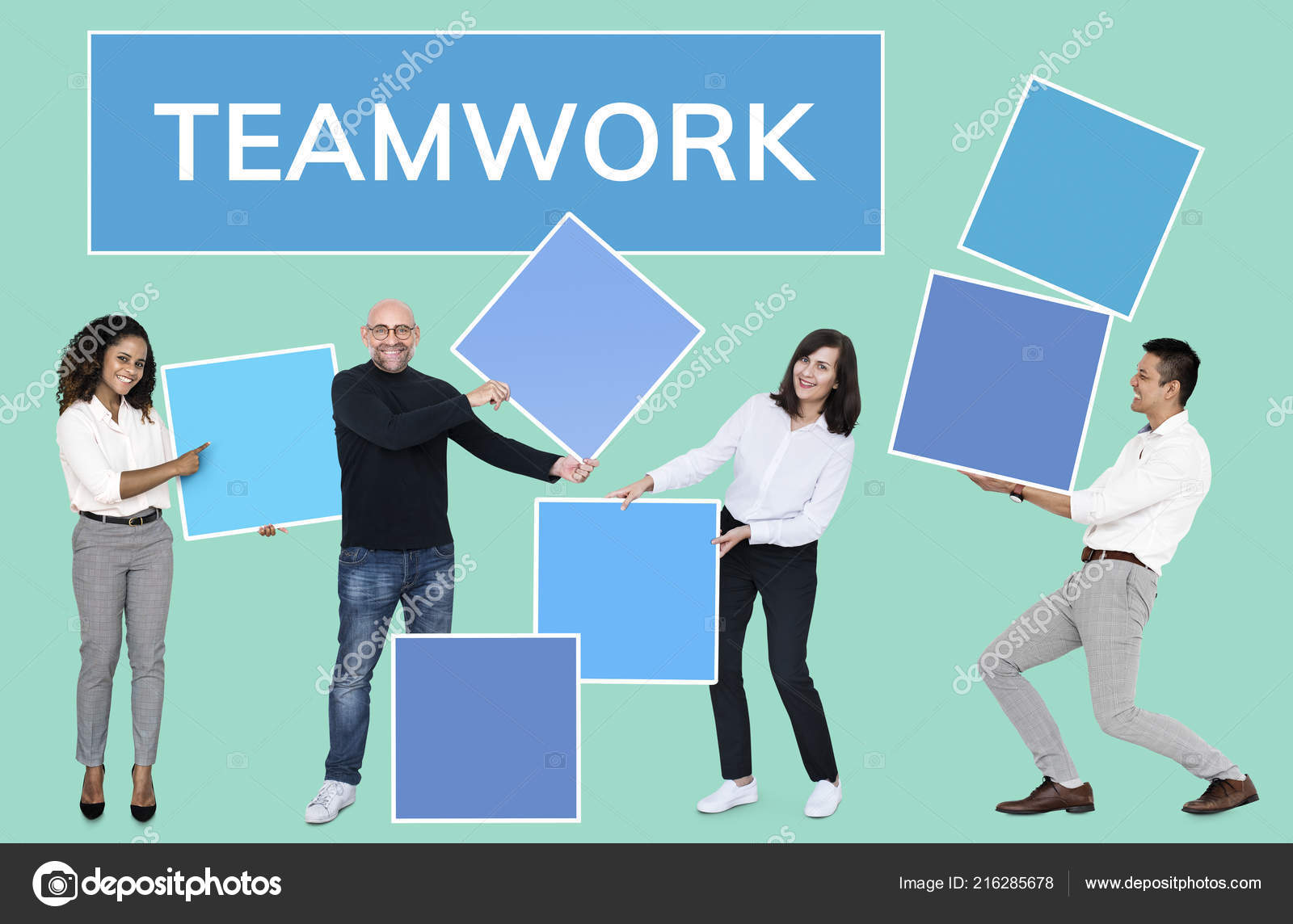 Success Teamwork Team Building Stock Illustration by ©Rawpixel #216285678