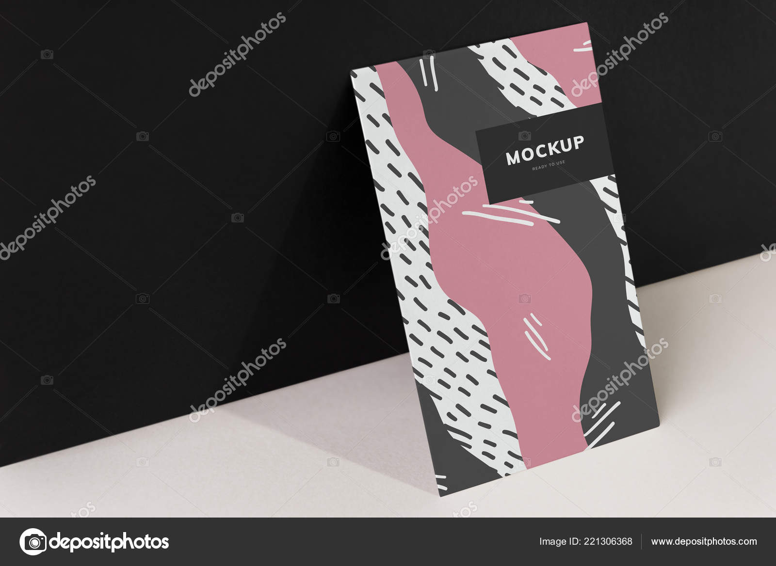 Colorful Paperboard Mockup Black Wall Stock Photo by ©Rawpixel 221306368