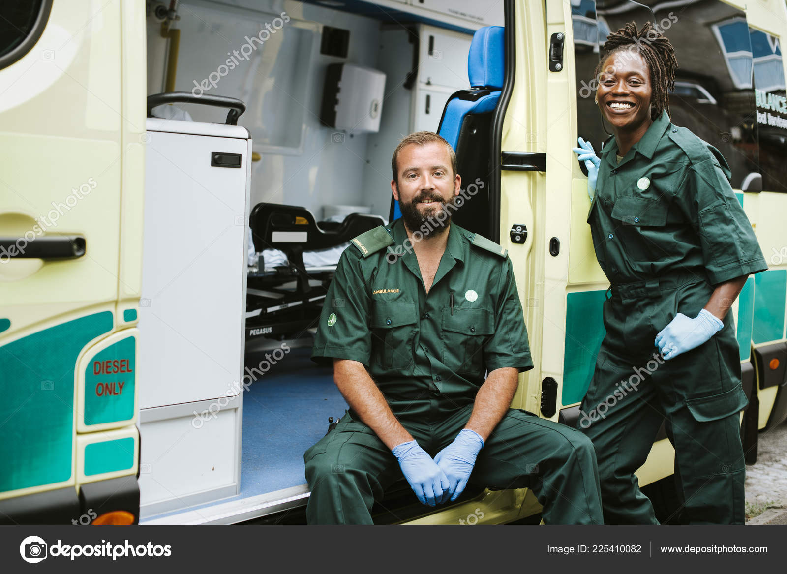 Paramedics Team Ambulance Stock Photo by ©Rawpixel 225410082
