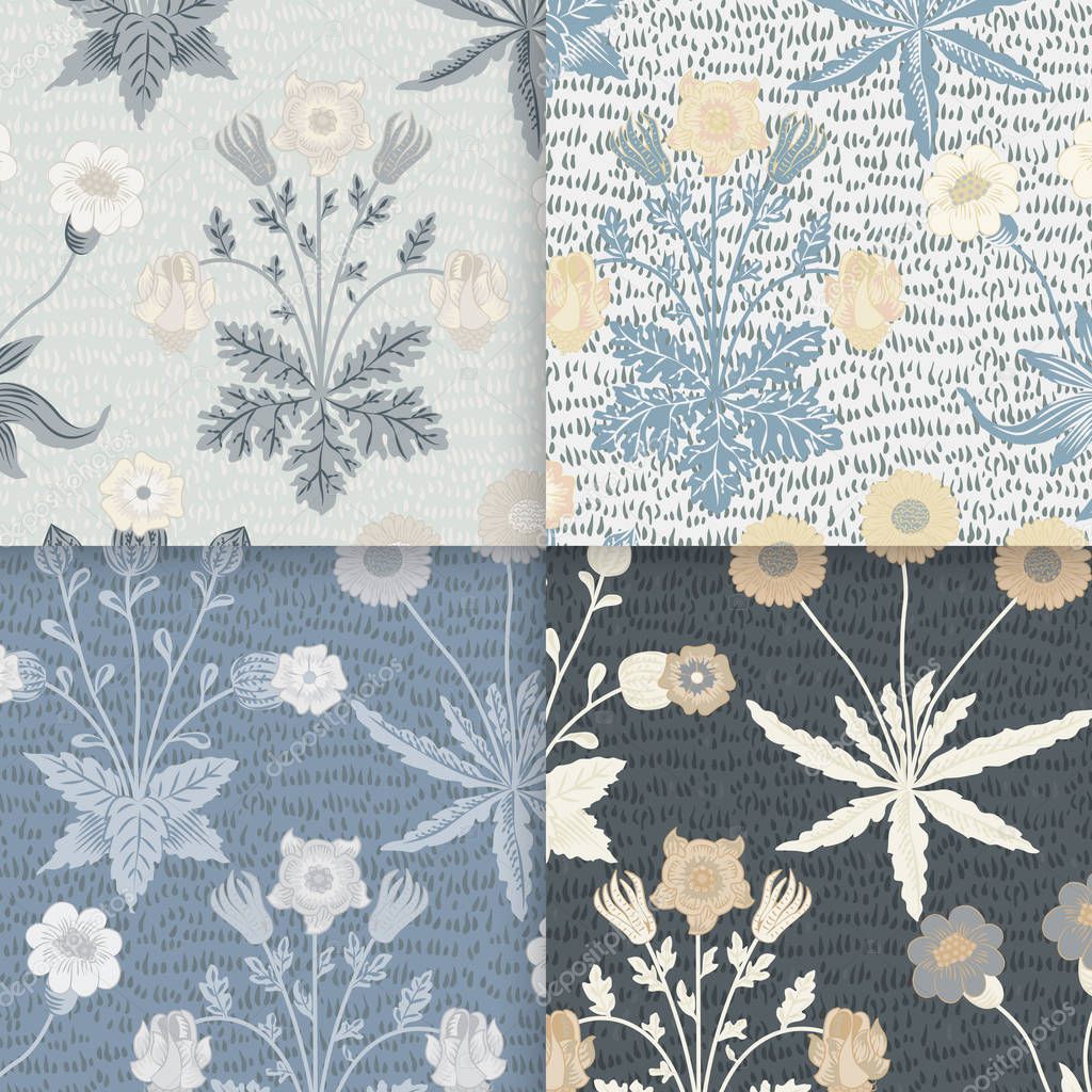 Daisy y Jasmine de William Morris (1834-1896). Original del Museo MET ...