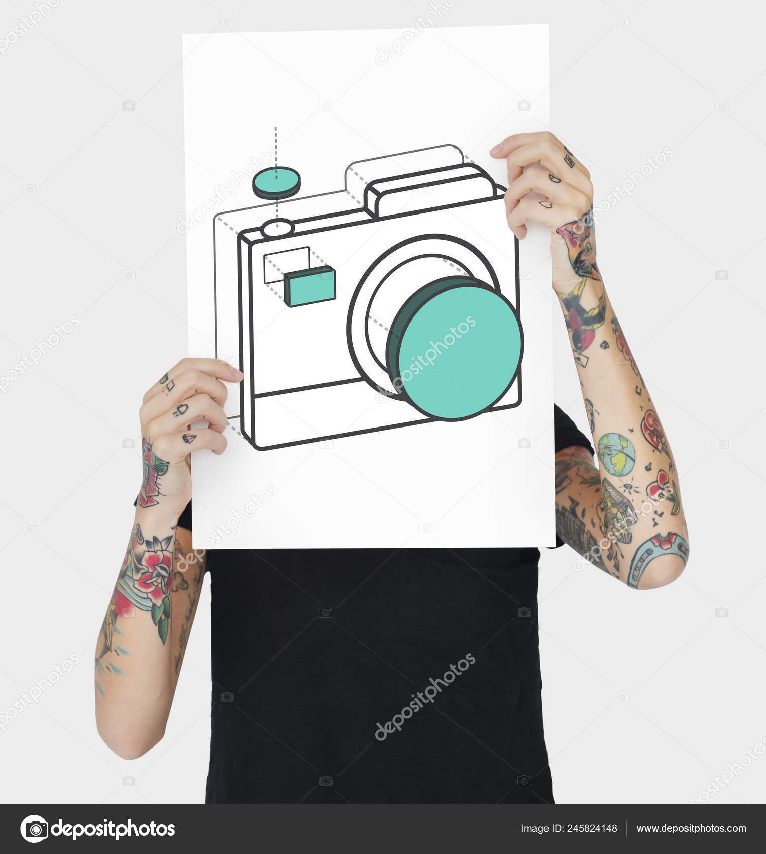 Camera Capture Snap Shot Graphic Stock Illustration by ©Rawpixel #245824148