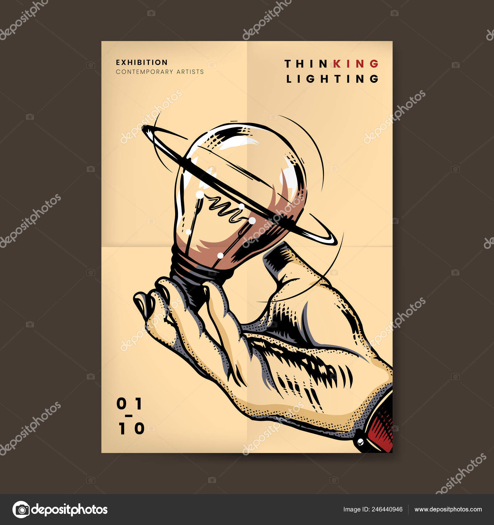 Creative Thinking New Ideas Concept Vector Stock Vector Image by ...