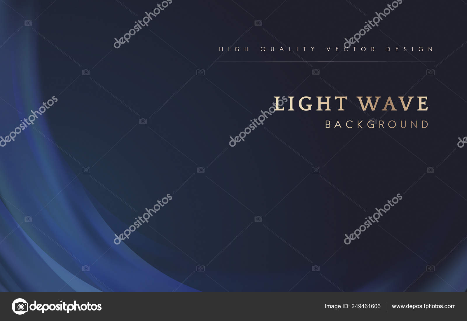 Blue Light Wave Border Background Stock Vector Image by ©Rawpixel ...