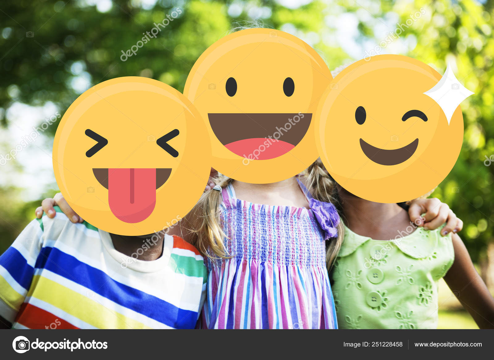Kids Emoticons Park — Stock Editorial Photo © Rawpixel #251228458