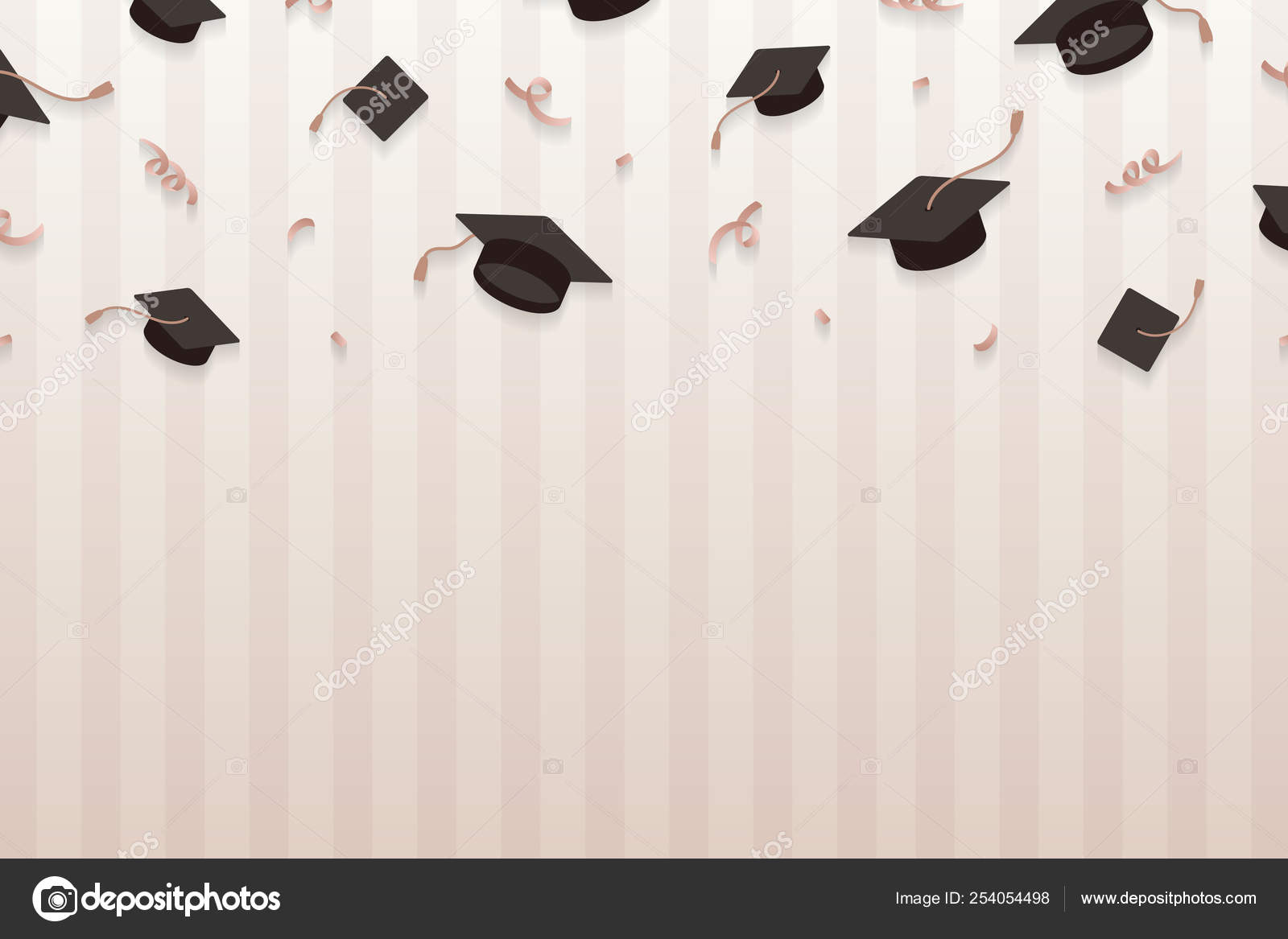 Pink Graduation Background Wallpaper