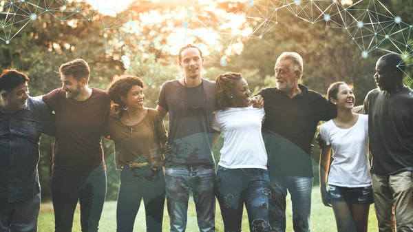 Happy Community People