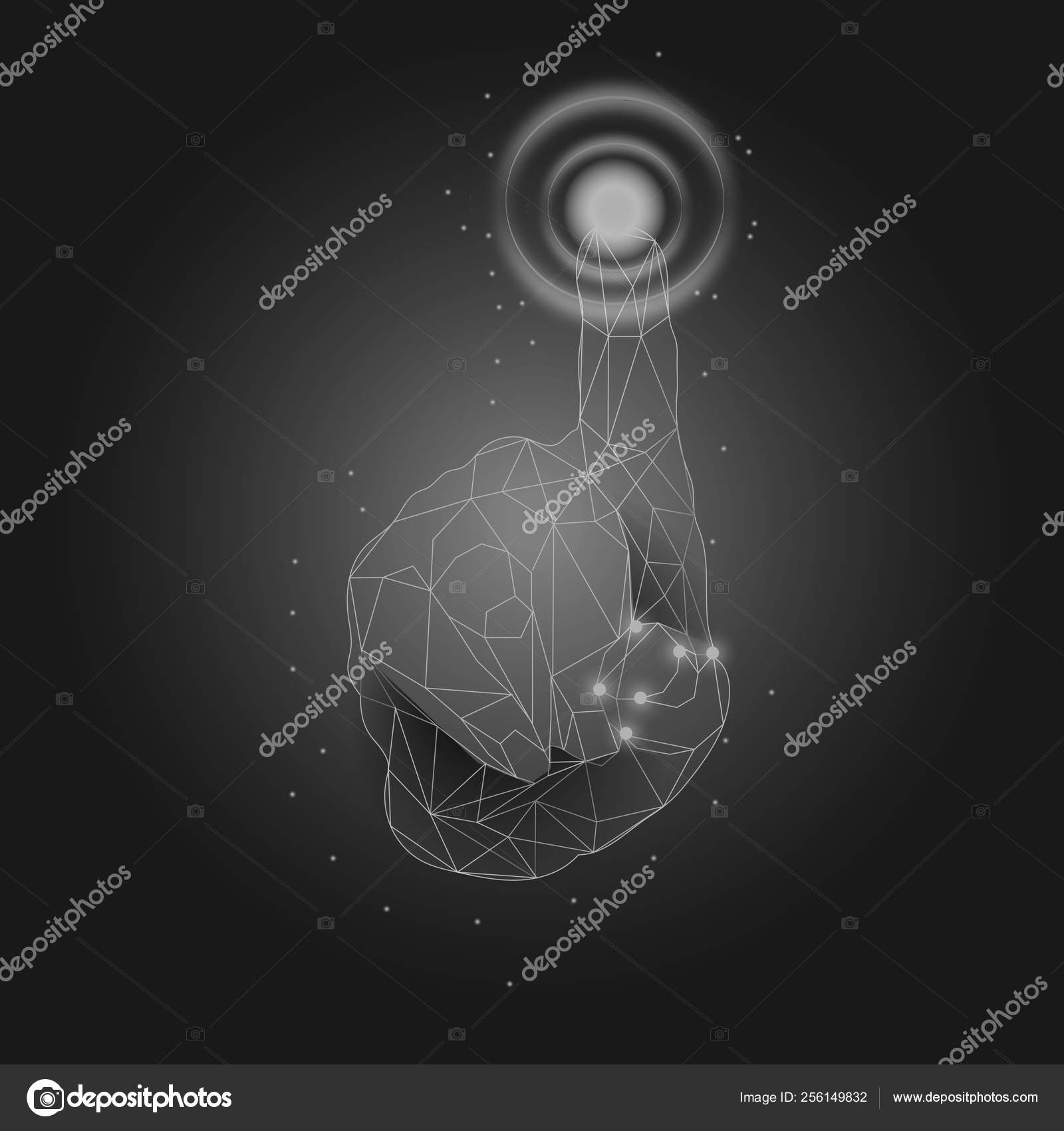 Touch Future Hand Vector Stock Vector Image by ©Rawpixel #256149832