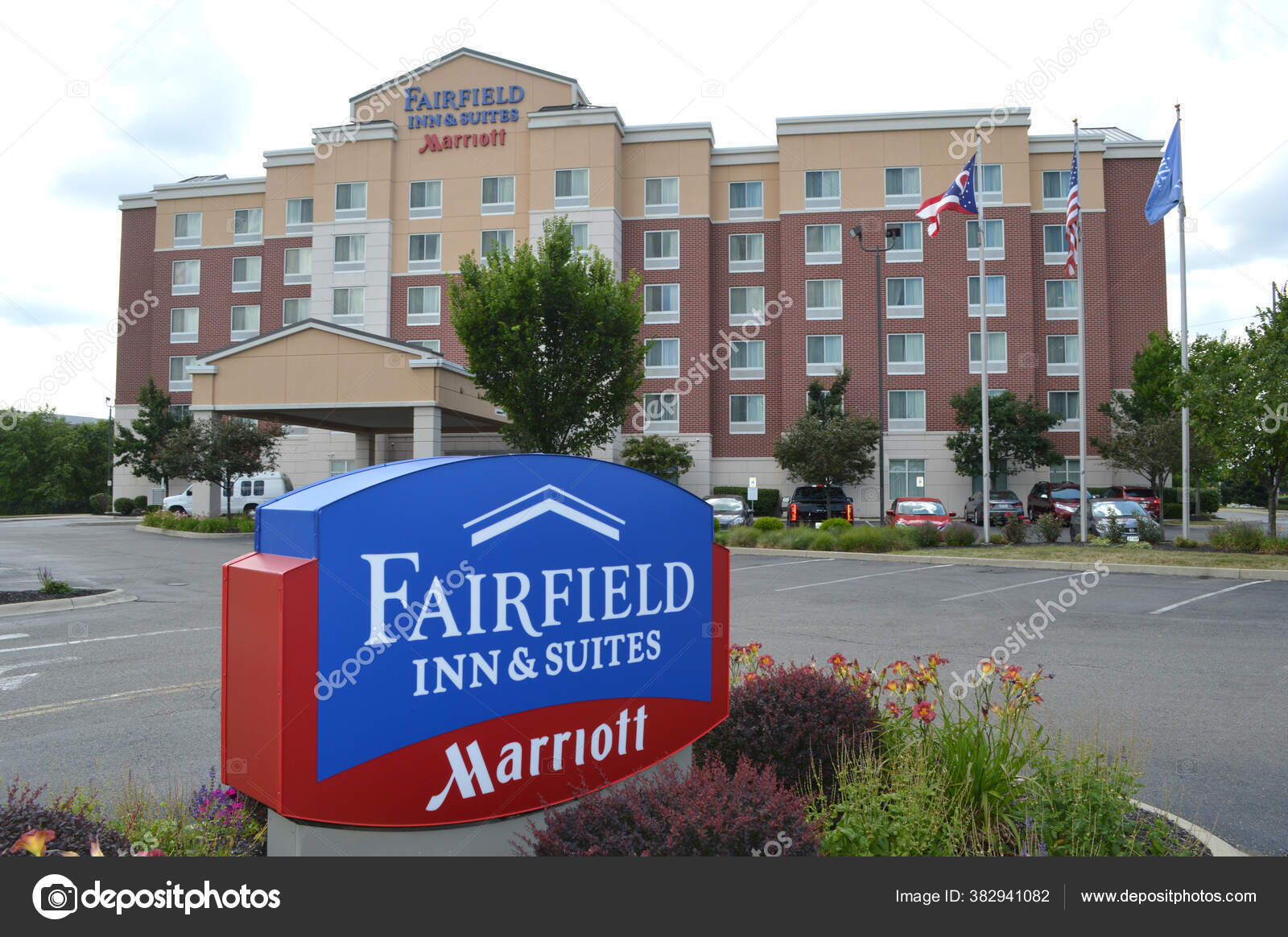 Columbus Ohio Estados Unidos Julio 2019 Fairfield Marriott Una Cadena ...