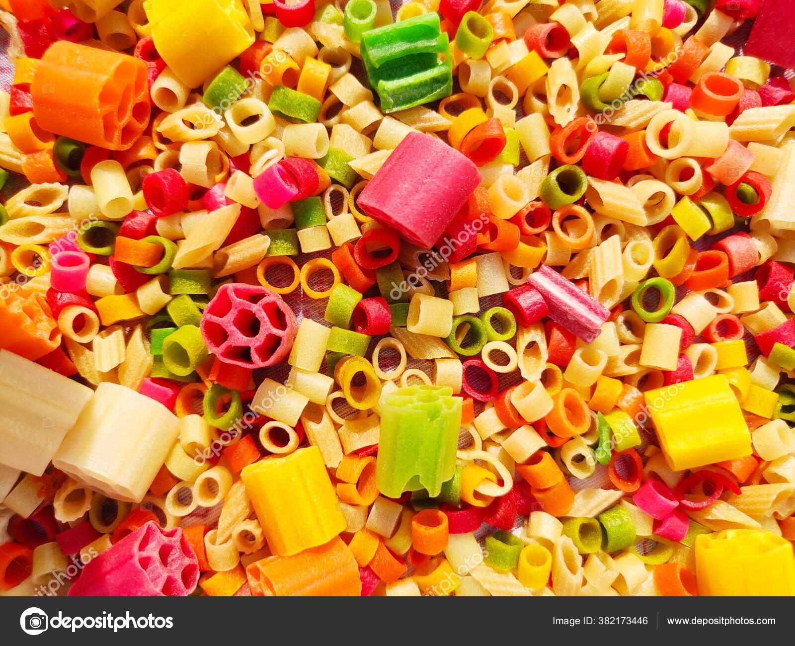 Square , triangle, wheel and pipe shape Fryums Papad or fingers is a ...