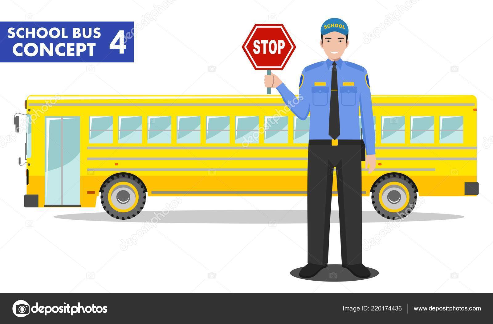 School Bus Stop Sign Clip Art