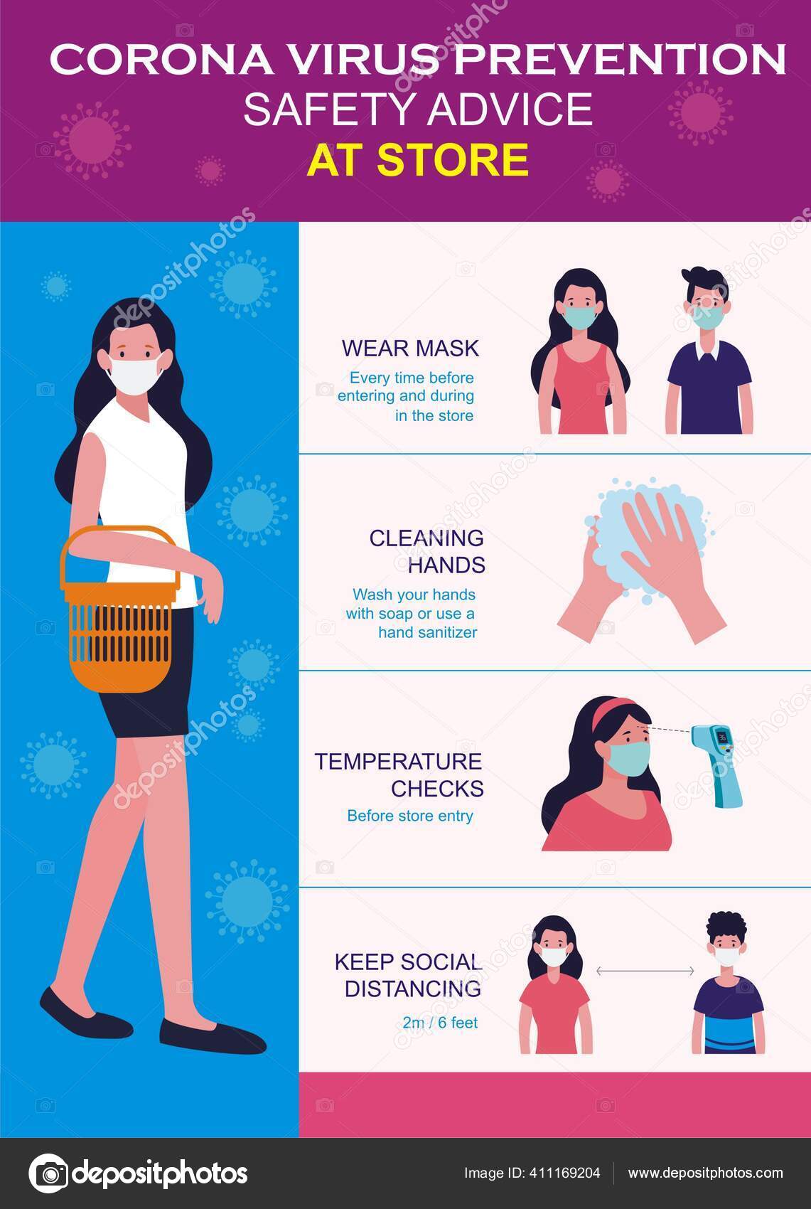 Mask Entry Sign Coronavirus Protective Measures Coronavirus Covid Info ...