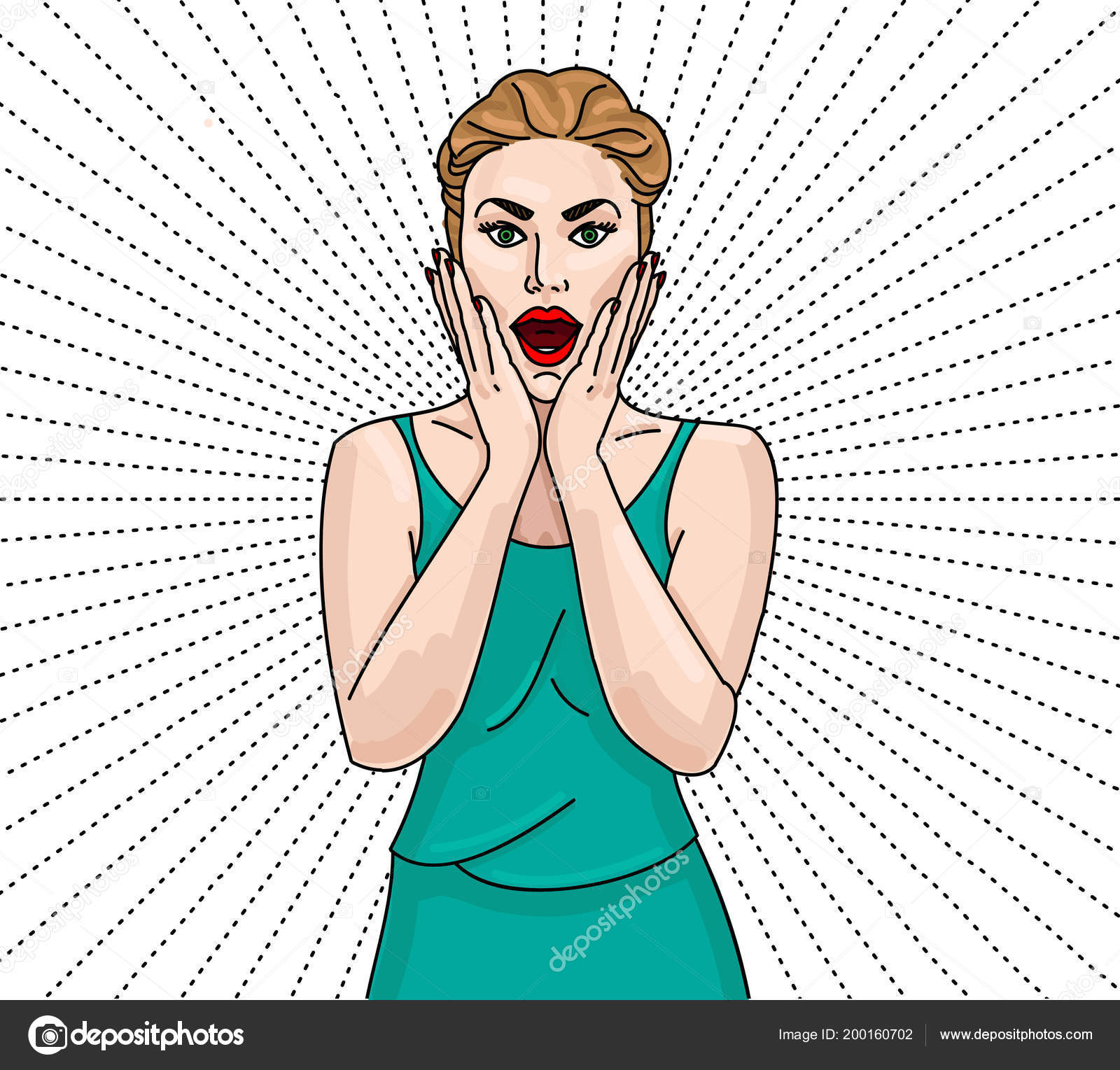 Wow Expression Illustration