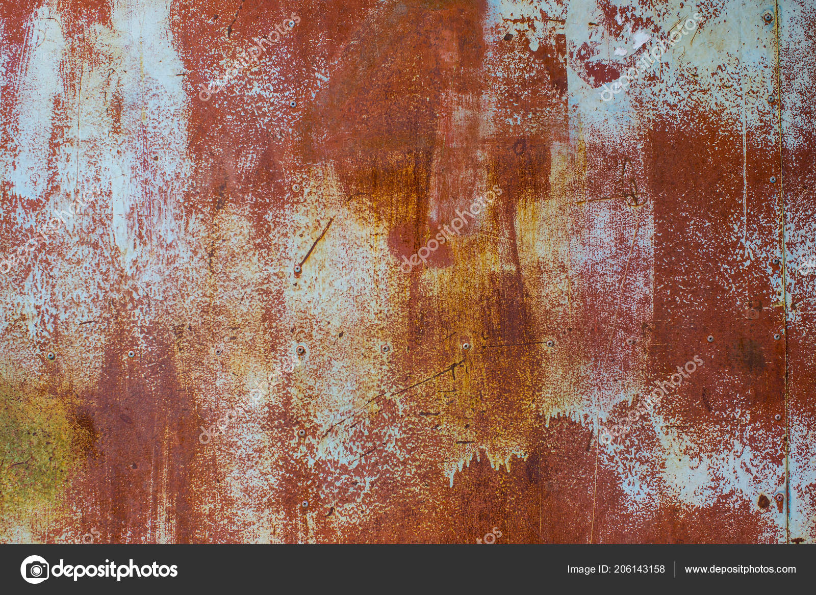 Rusty Wall Using Background Stock Photo by ©aradaphotography 206143158