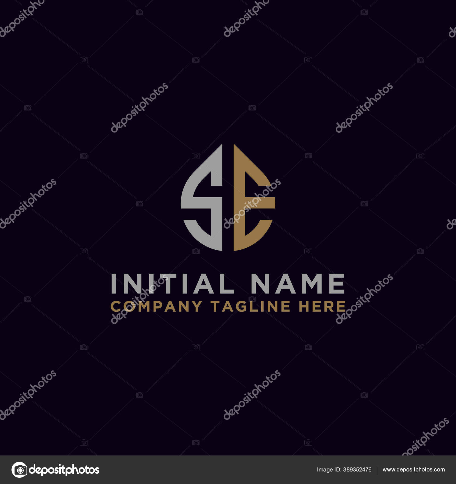 Inspiring Company Logo Designs Initial Letters Logo Icon Vectors Stock ...