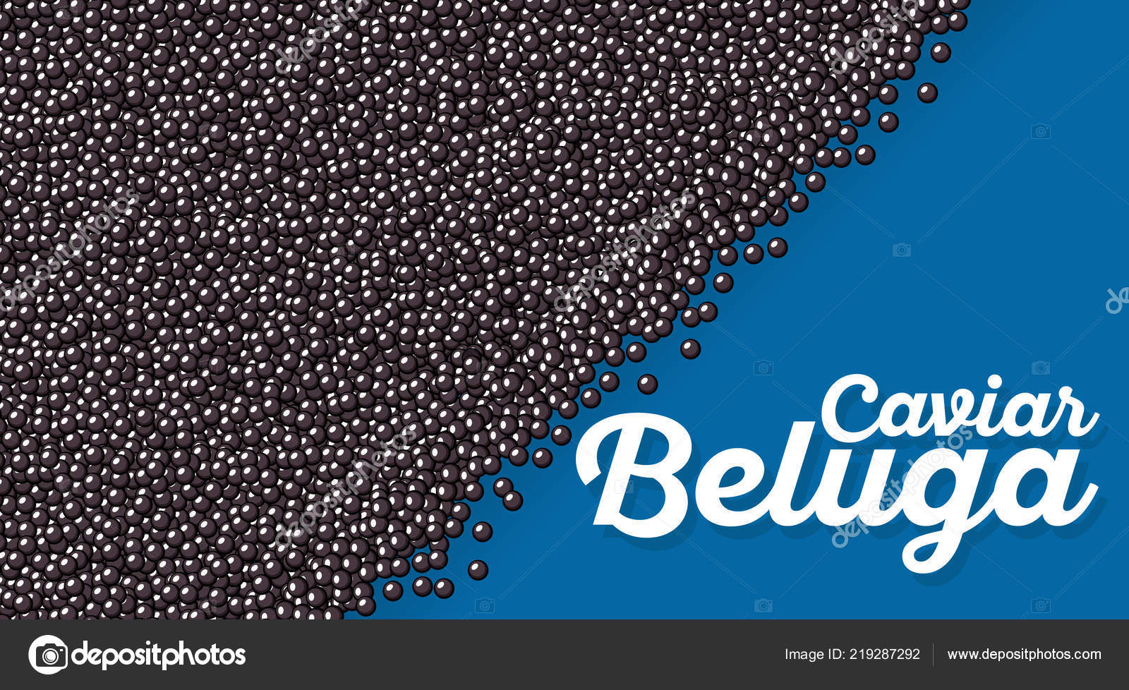 Beluga caviar banner in cartoon style Stock Vector Image by ©DimaOris ...