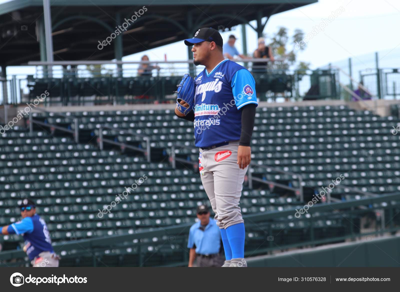 Paredez Isaac Pitcher Yaquis Obregn Sloan Park Mesa Usa Sept — Stock ...