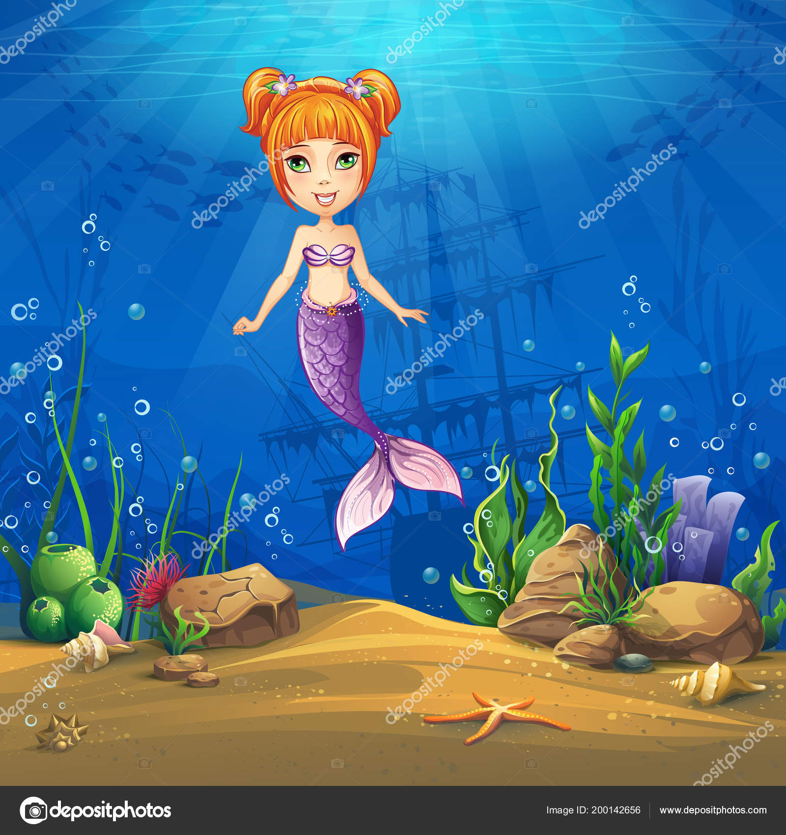 Animated Mermaids Underwater