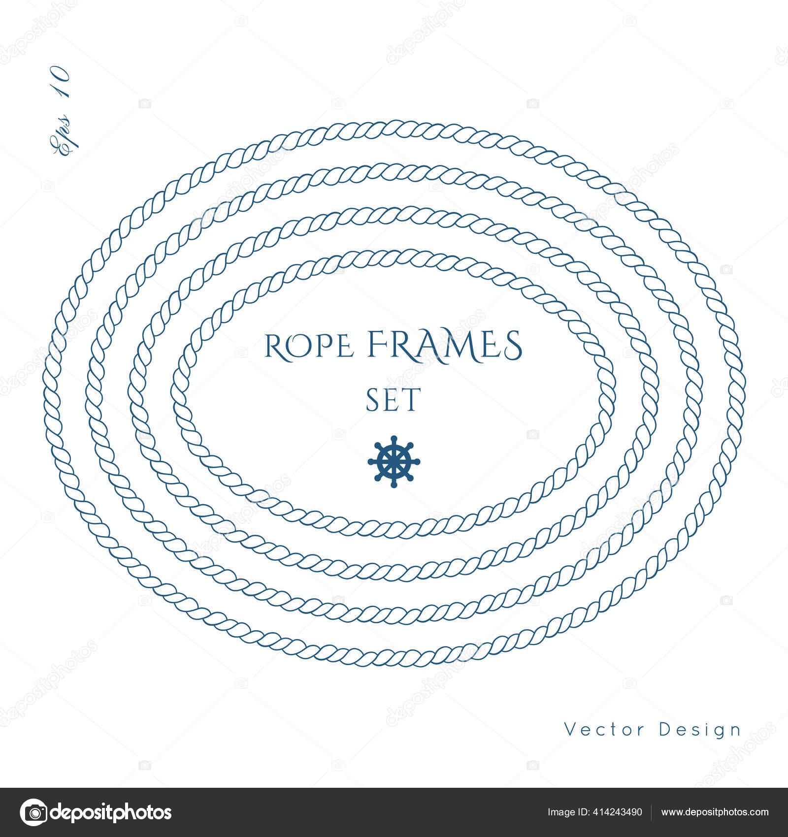 Oval Rope Frame