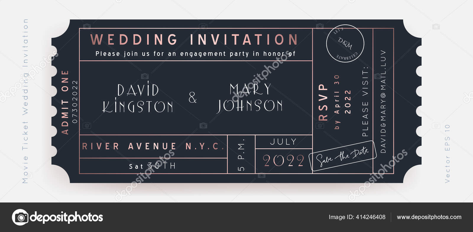 Vip Movie Ticket Template