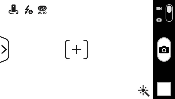 Modern smartphone camera focusing screen Stock Vector by ©ikuvshinov ...