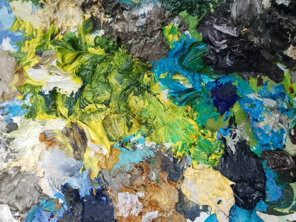 Texture Oil Paint Palette Artist Stock Photo by ©AveryanovaKatya 285910090