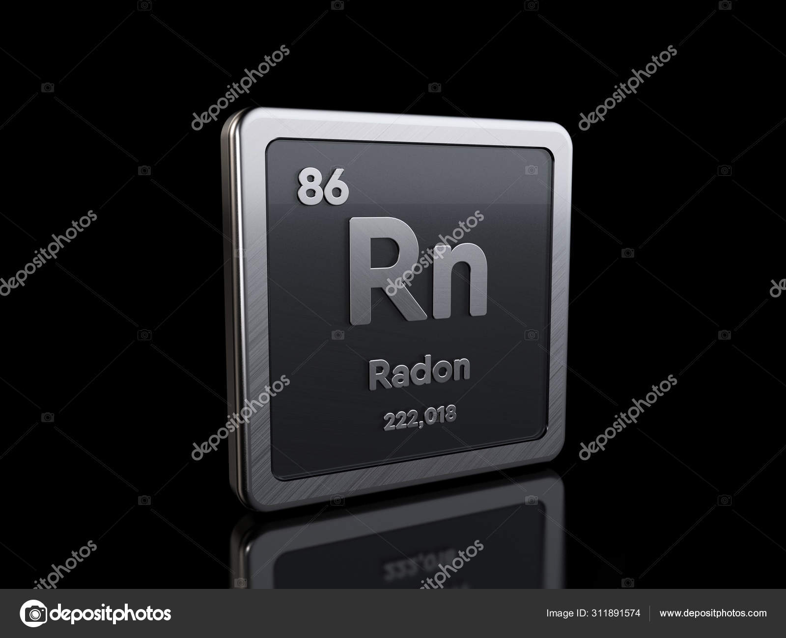 Radon Symbol Periodic Table