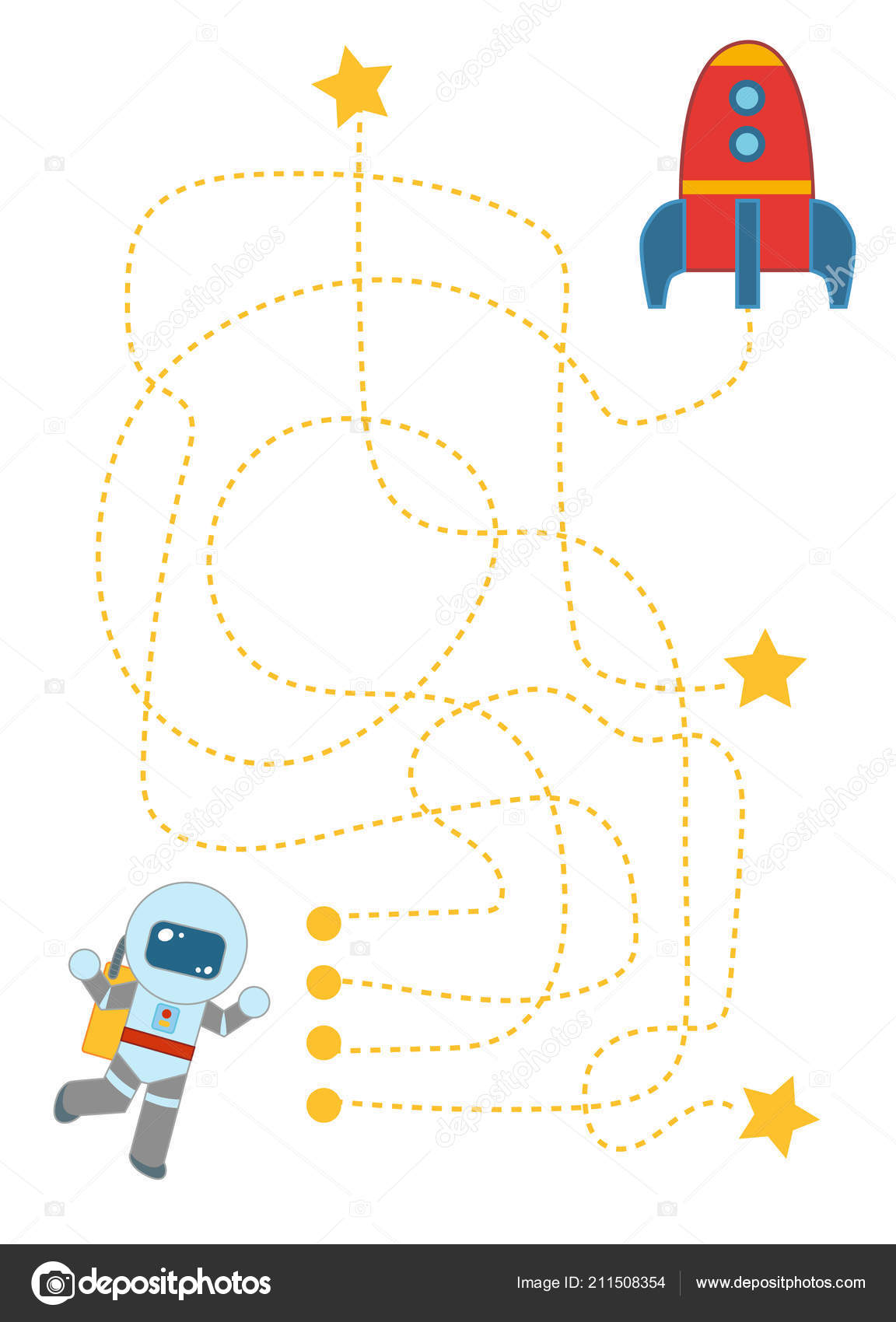 Astronaut Maze Space Maze Explorer A/Maze Boards – Dar Al Maaref