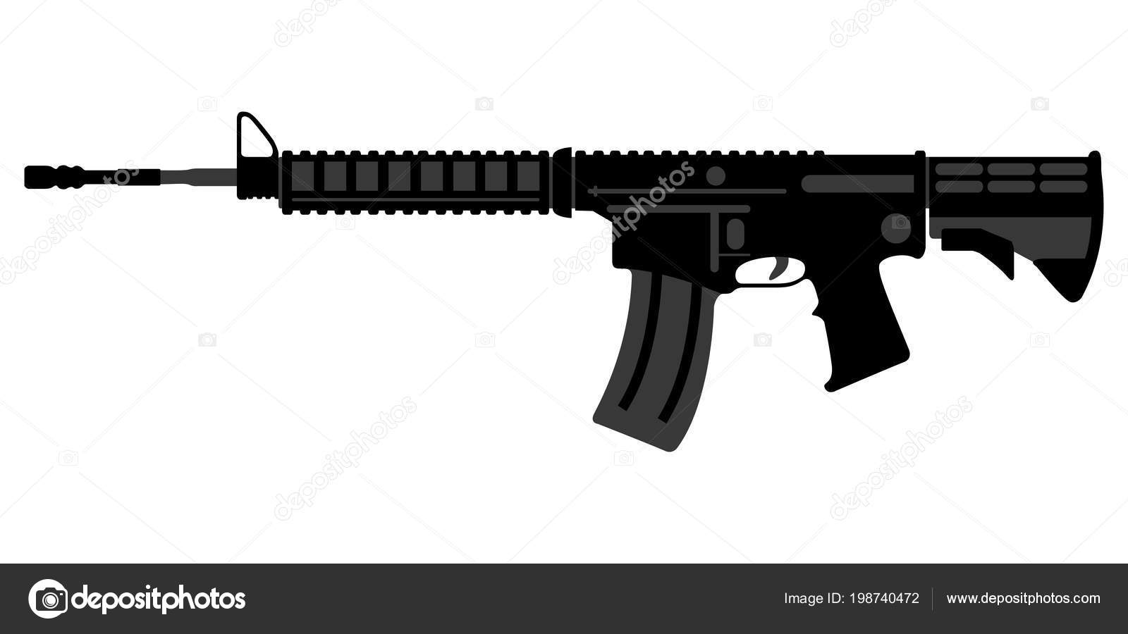 Isolated firearm icon Stock Vector Image by ©LAUDiseno #198740472