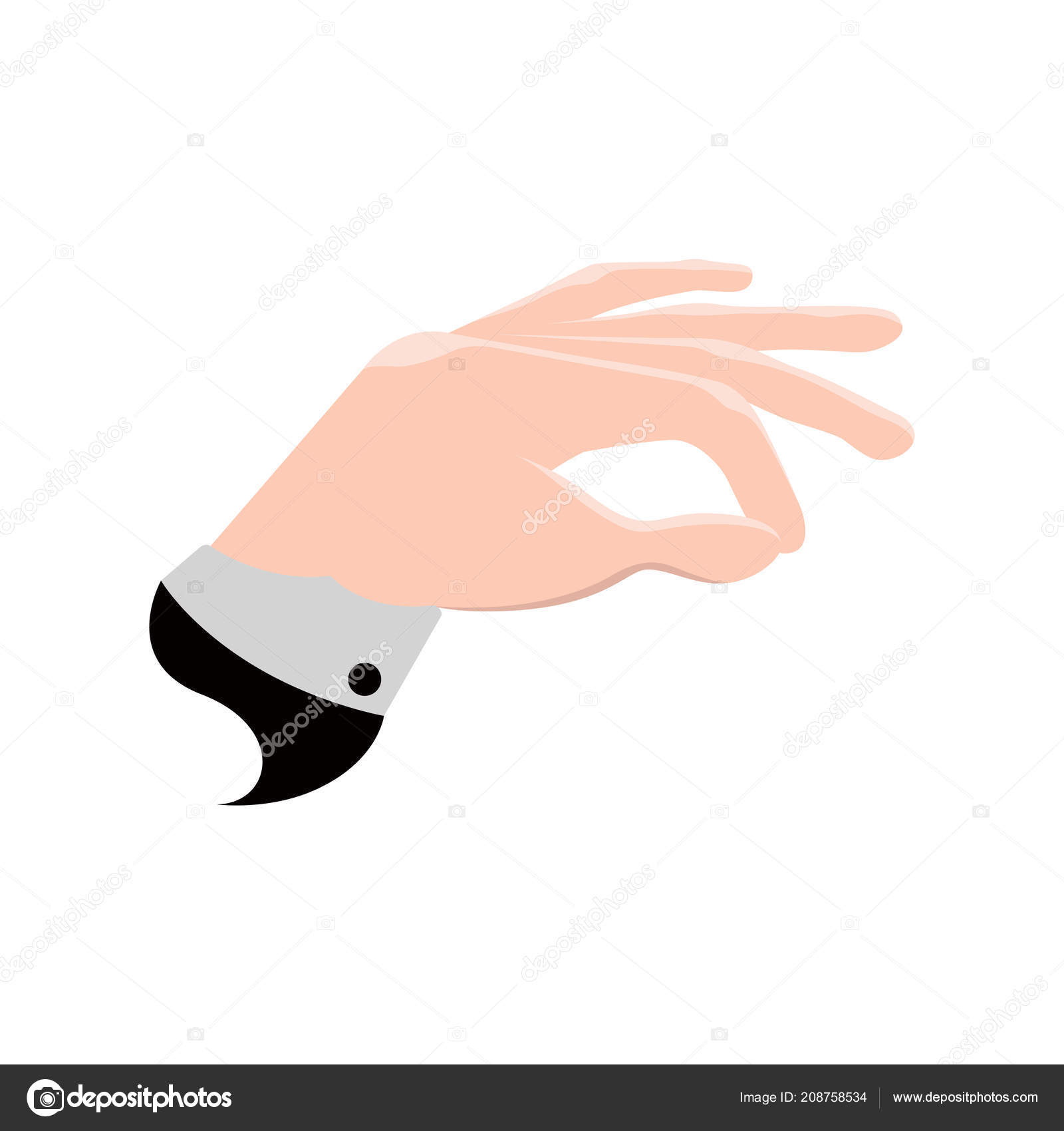 Conductor hand icon Stock Vector Image by ©LAUDiseno #208758534