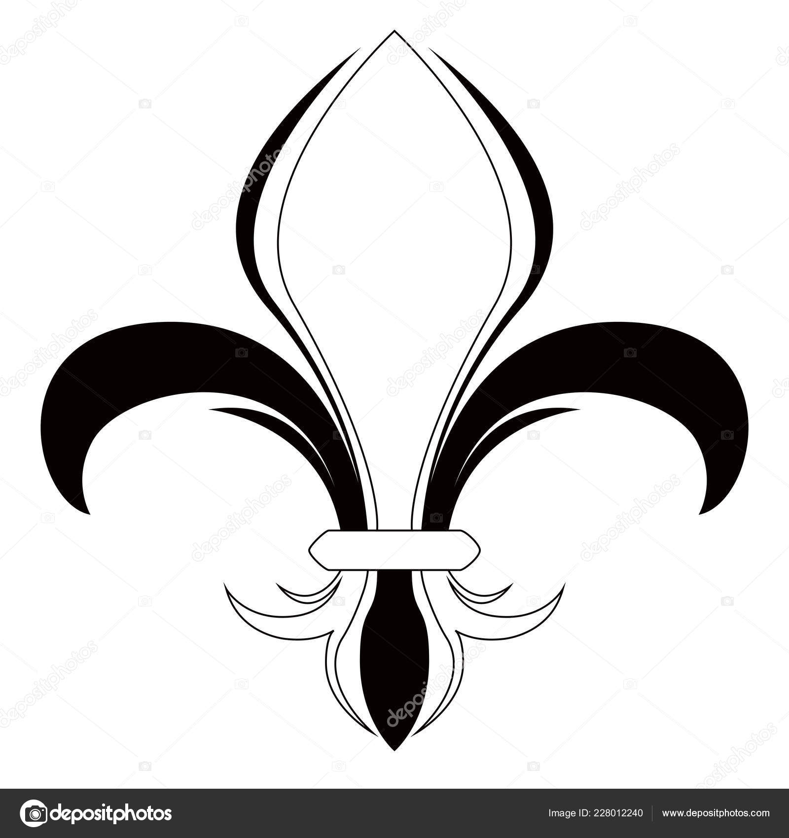 Fleur de lys symbol Stock Vector by ©LAUDiseno 228012240