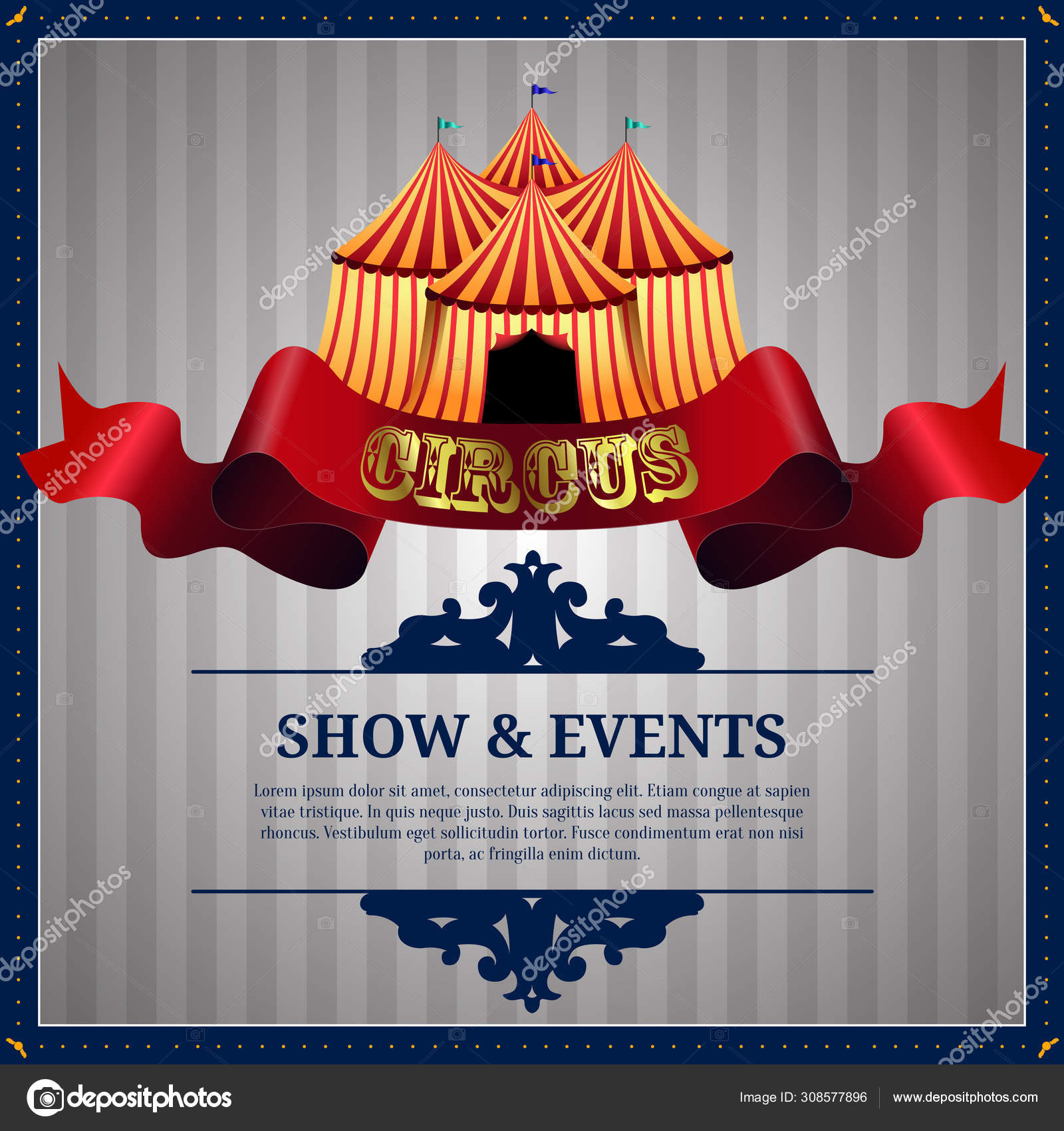 Circus poster image Stock Vector by ©LAUDiseno 308577896