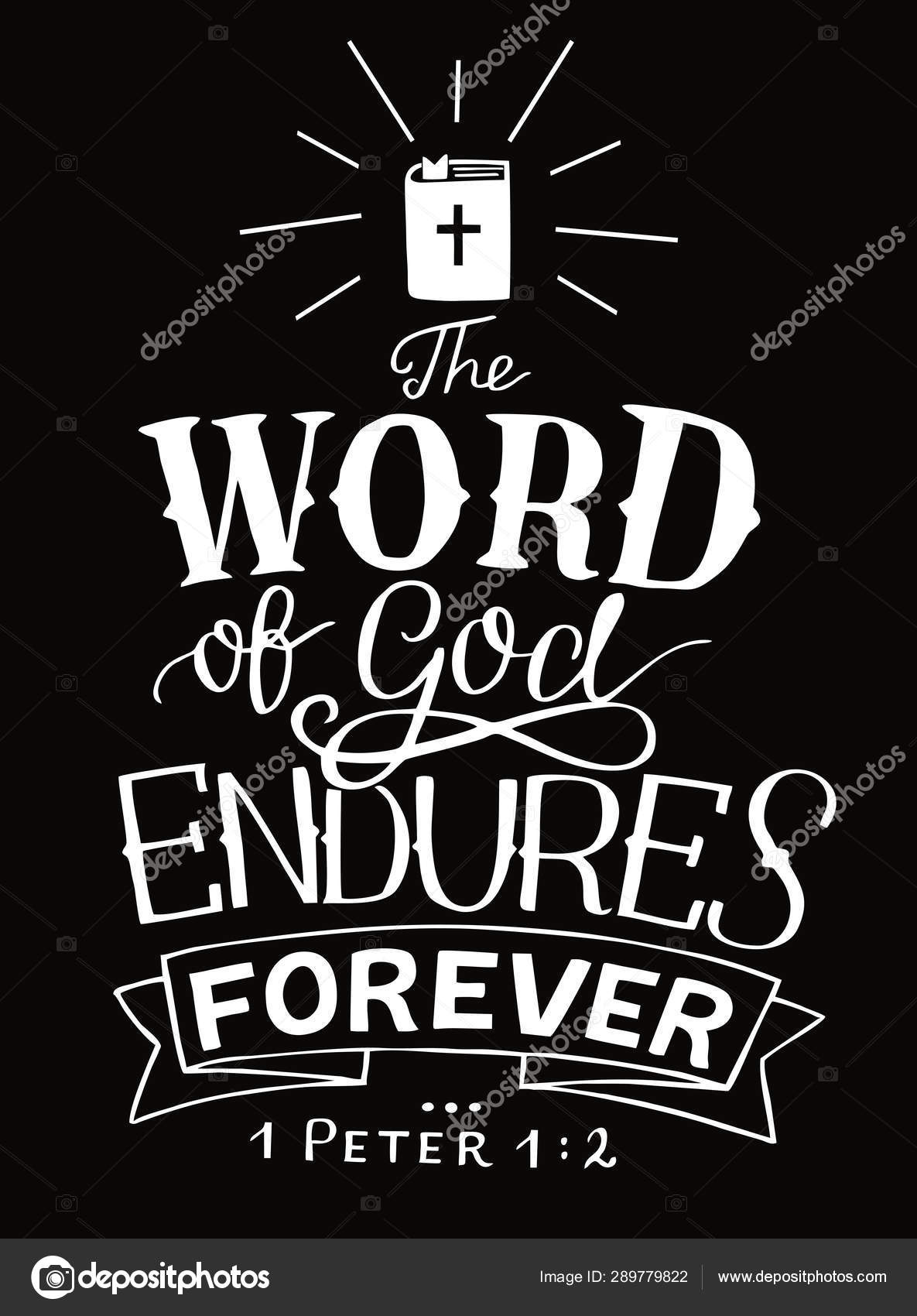 Bible Verse Black And White
