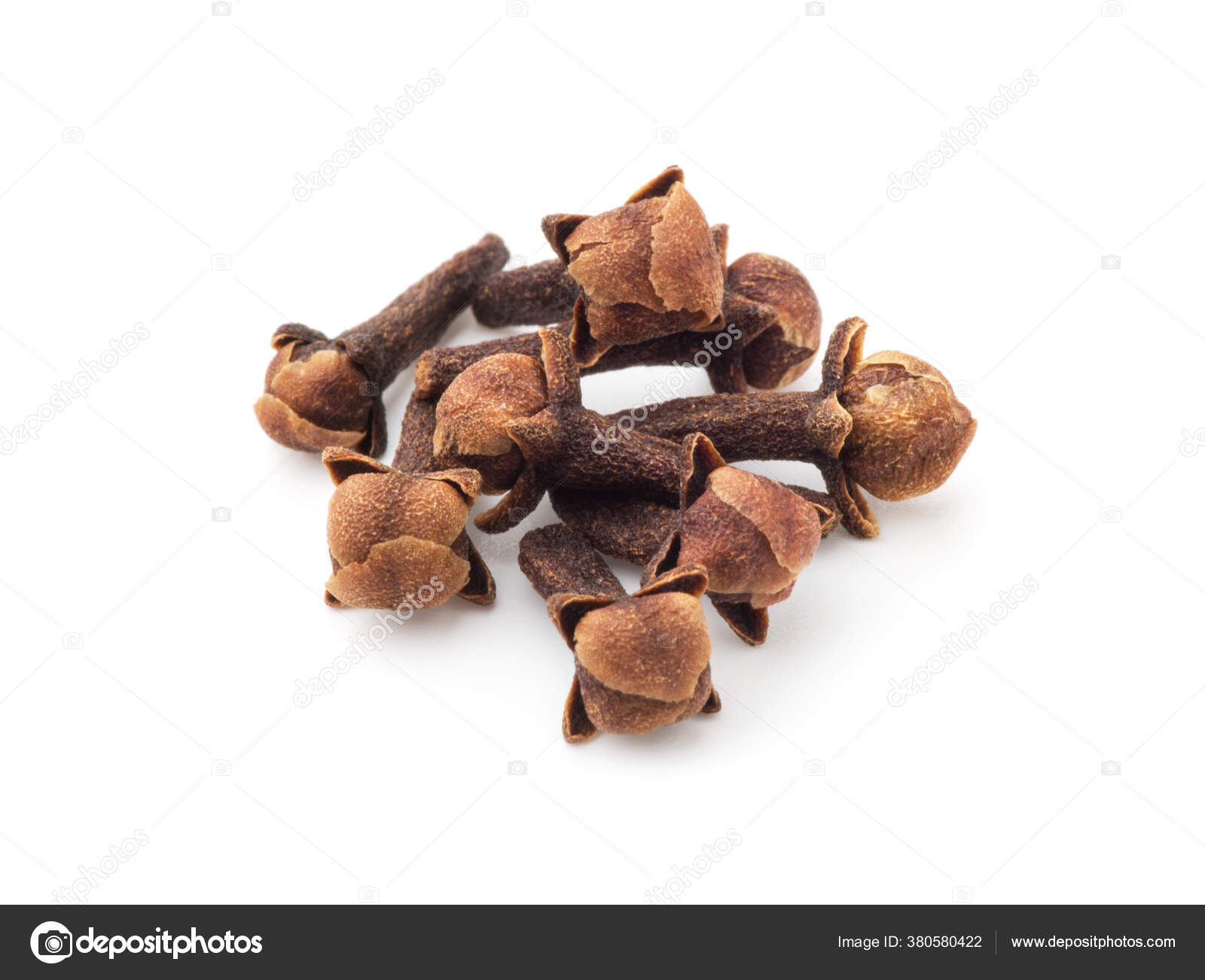 Spice Cloves White Background Stock Photo by ©NataliiaK 380580422
