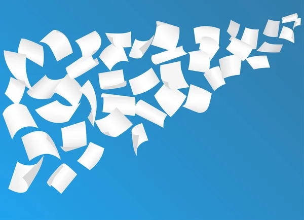 Flying paper sheets, Royalty-free Flying paper sheets Vector Images ...