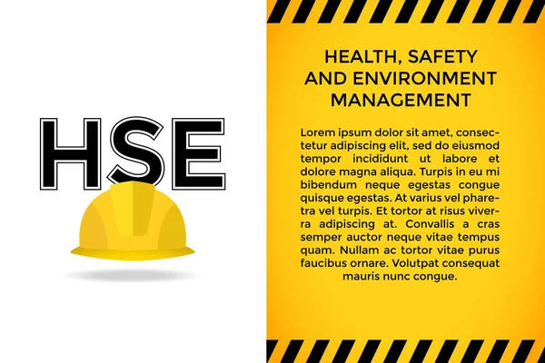 Image vectorielle Health Safety Environment Hse Acronyme Concept Illustration Vectorielle Format ...