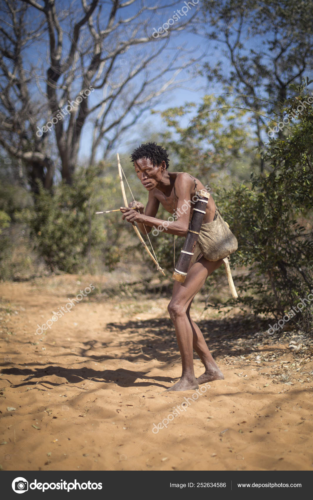 Tsumkwe Bushmanland Namibia June 2017 Ju'hoansi San Demonstrates ...