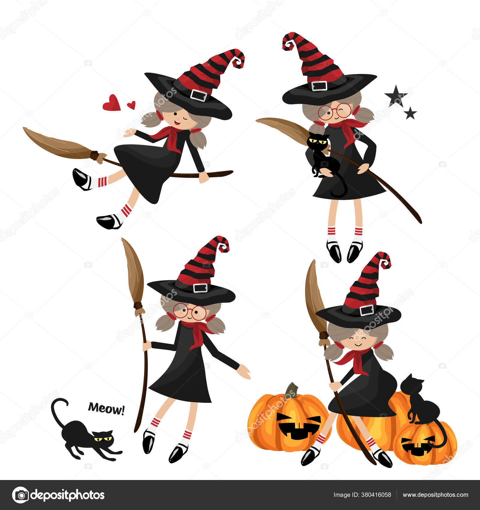 Candy Corn Witch Teen Young