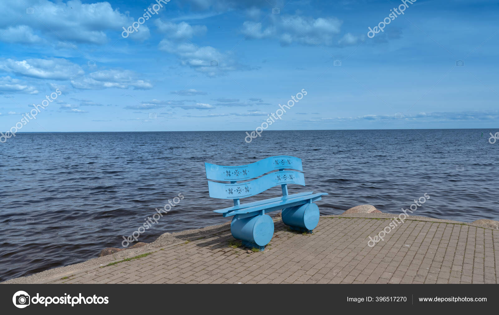 Las Orillas Del Lago Peipus Lago Transfronterizo Más Grande Europa ...