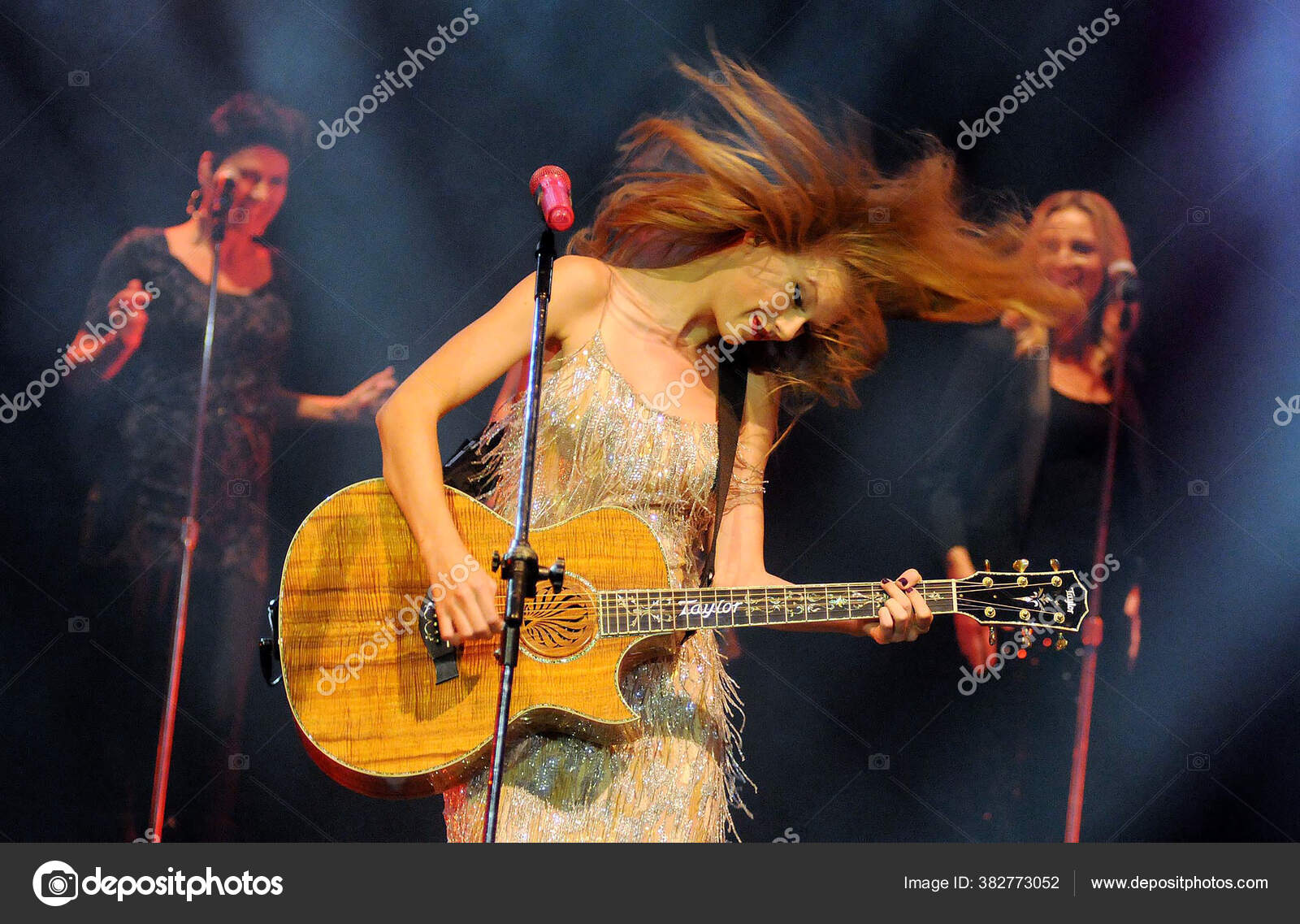 Rio Janeiro December 2009 Singer Taylor Swift Her Show Hsbc — Stock ...