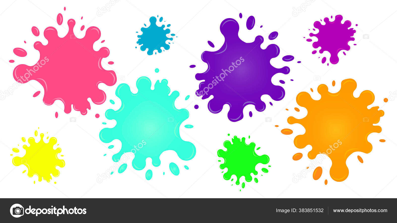 Paint Splash Cartoon