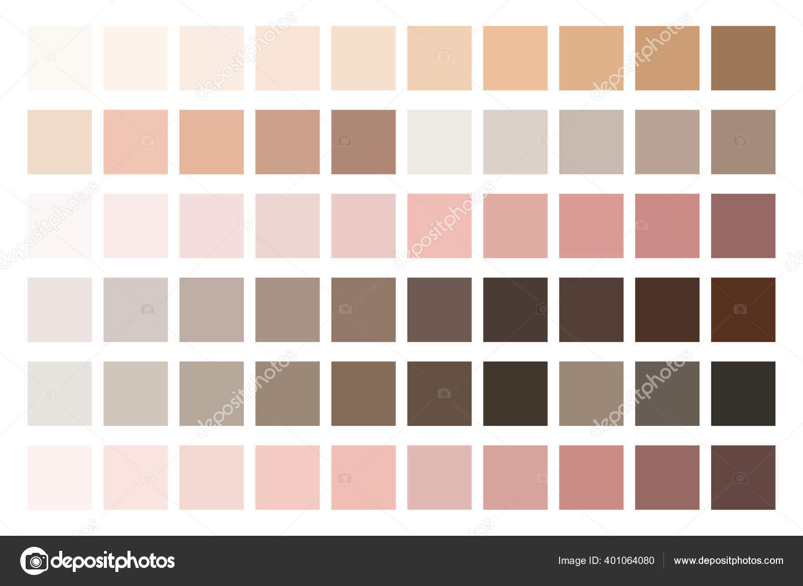 Colored Cream Background Palette Skin Samples Light Vector Face Care ...