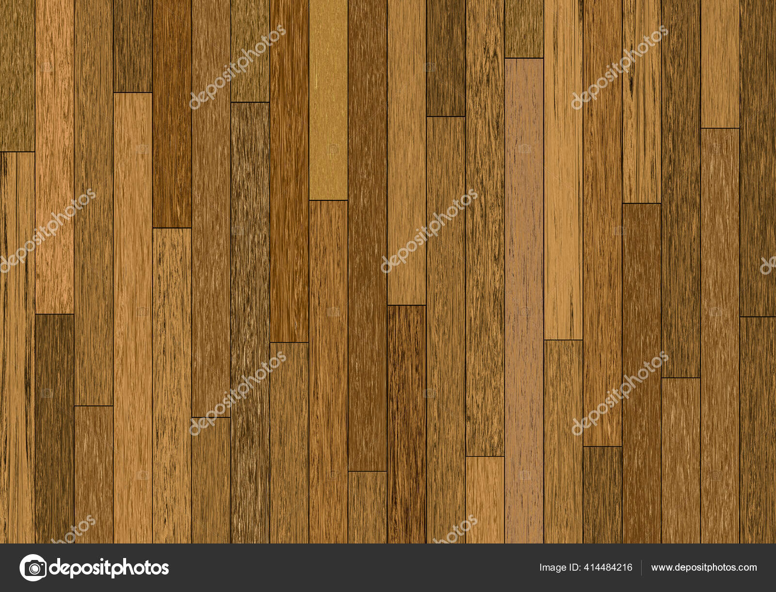 Wood Texture Empty Wooden Room Background Render Stock Photo by ...