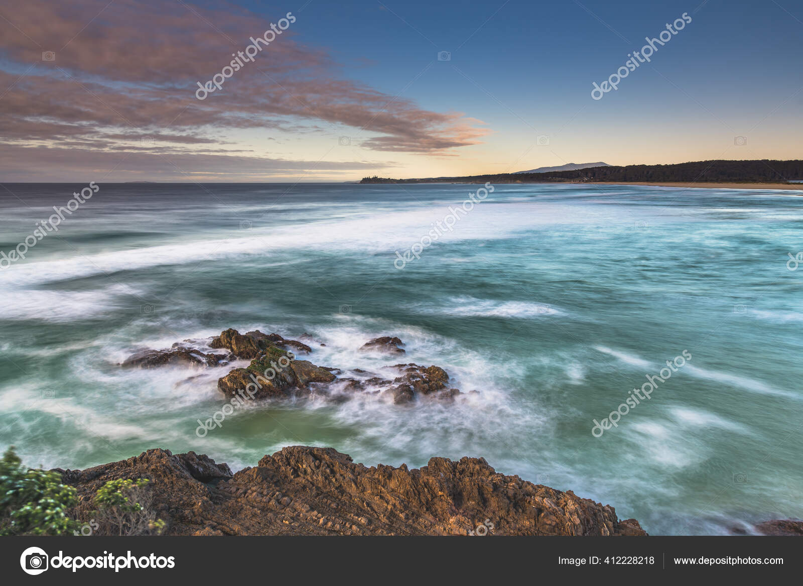 One Tree Beach Tuross Head South Coast Nsw Australia Stock Photo by ...